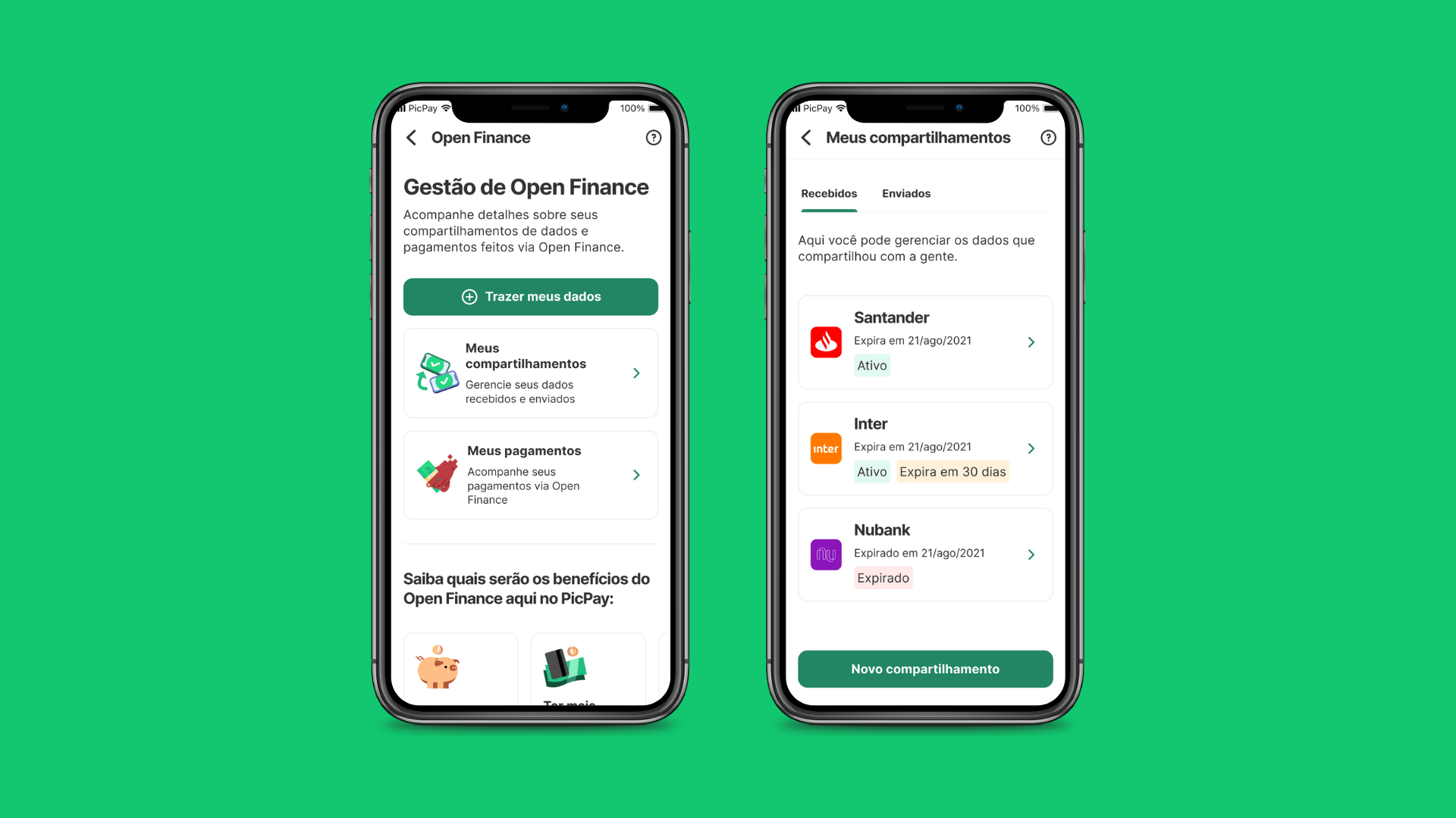 Como funciona o Open Finance no PicPay